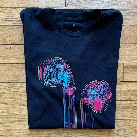 Apple | Tops | Nwot Authentic Apple Tshirt Airpods From Apple Park ...